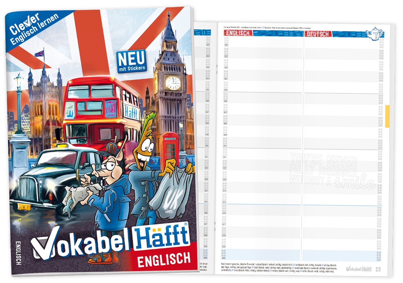 Reiner`s KREATIV & Paperland. Vokabel-Häfft Englisch